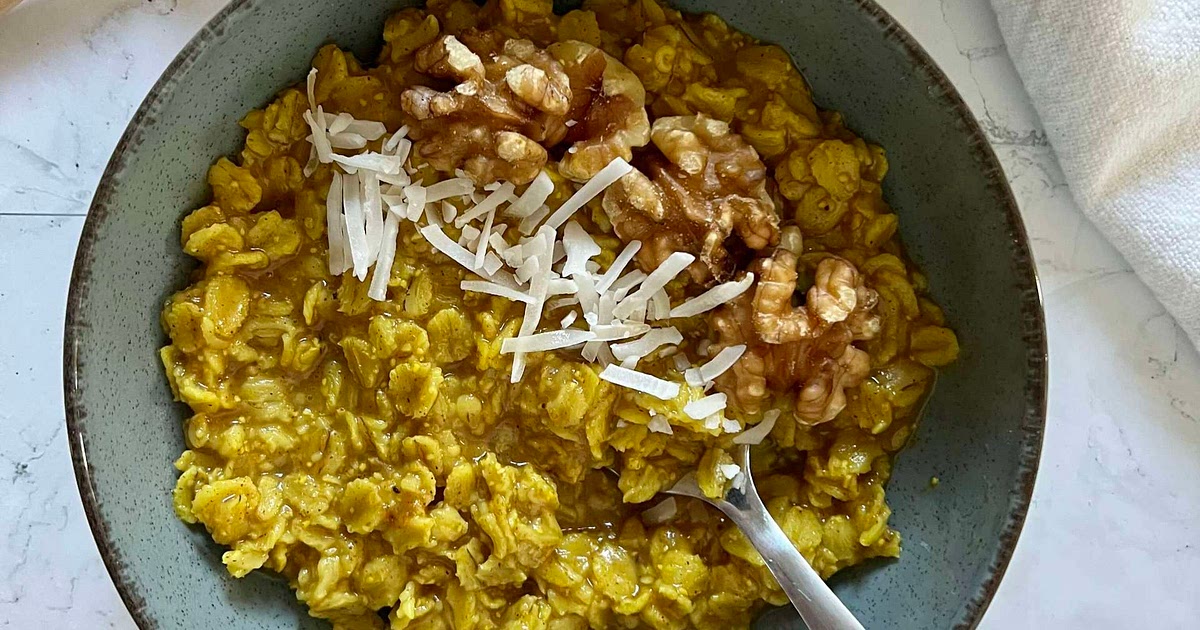 “Golden Milk” Oats (Turmeric & Ginger) Recipe | Samsung Food App