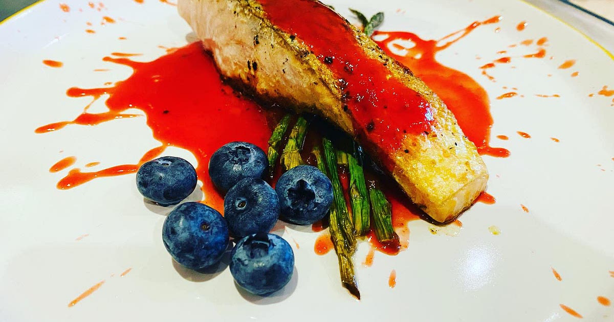 Raspberry Salmon Recipe | Samsung Food App