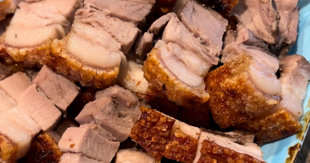 Crispy Juicy Pork Belly with spicy dipping sauce Recipe | Samsung Food App
