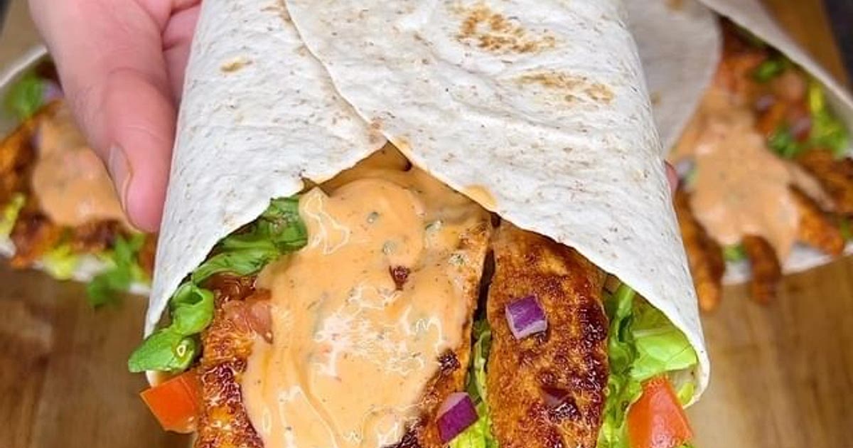 High Protein Spicy Grilled Chicken Wraps! Only 347 Calories! Recipe ...