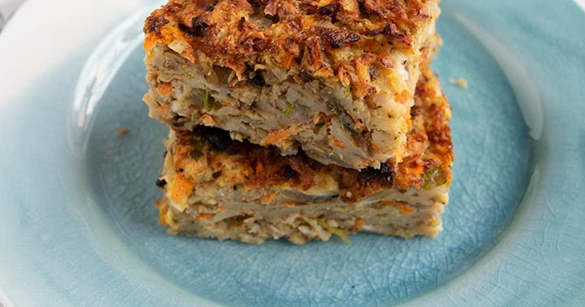 Savory Matzo Farfel Kugel Recipe | Samsung Food App