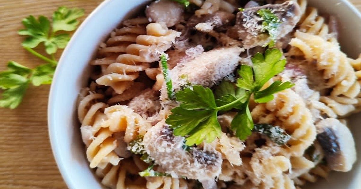Creamy Mushroom Fusilli (Vegetarian) Recipe | Samsung Food App
