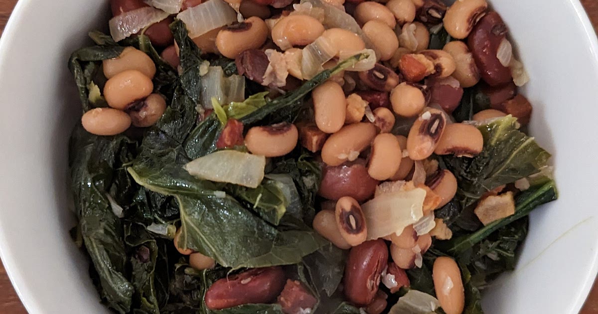 Braised Bacon Collards & Beans Recipe | Samsung Food App