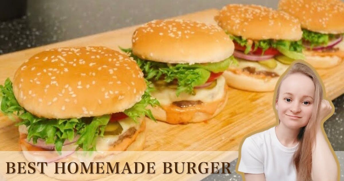Really tasty, easy and in half an hour! 😋Juicy burger with mince Recipe ...