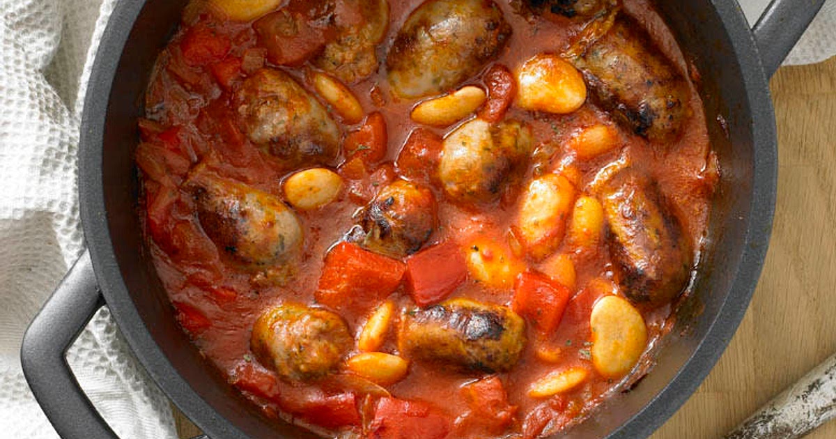 Sausage and Bean Hot Pot Recipe | Samsung Food App