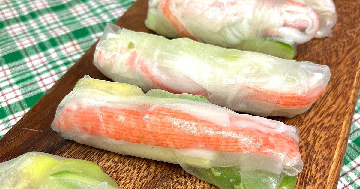 Simple & Fresh Crab Spring Rolls Recipe | Samsung Food App