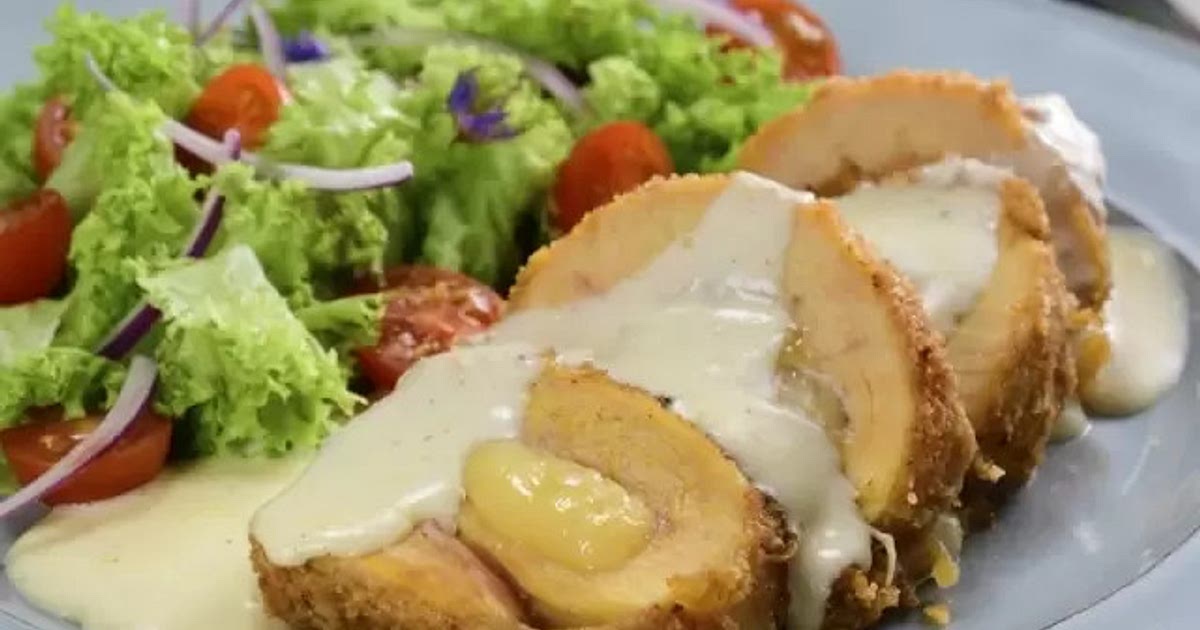 Pollo Cordon Blue Horneado Recipe | Samsung Food App