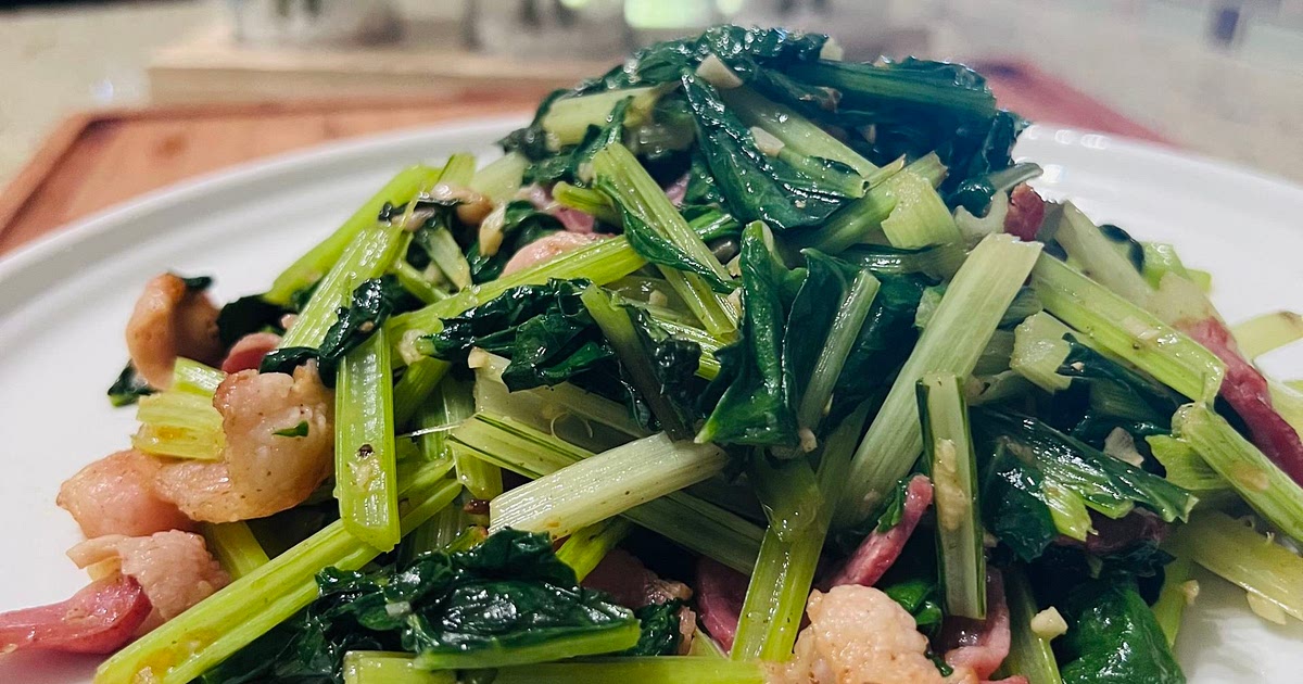 Bacon and Swiss Chard Stir Fry Recipe | Samsung Food App