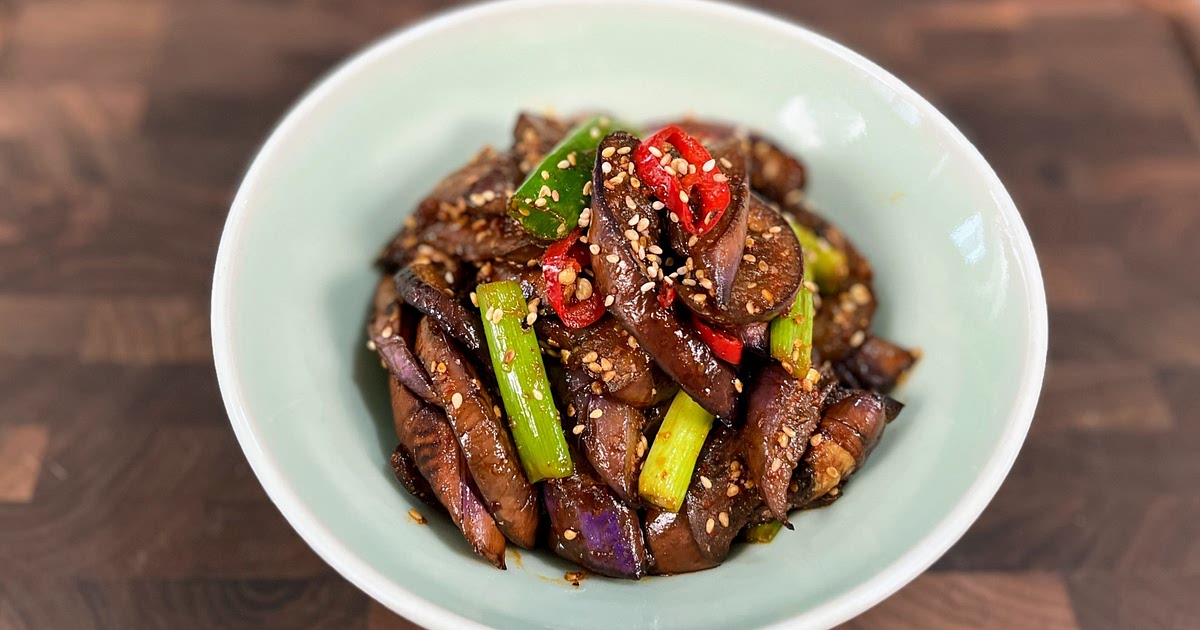 Nutritious Stir-Fried Eggplant (Gaji Bokkeum) Recipe | Samsung Food App