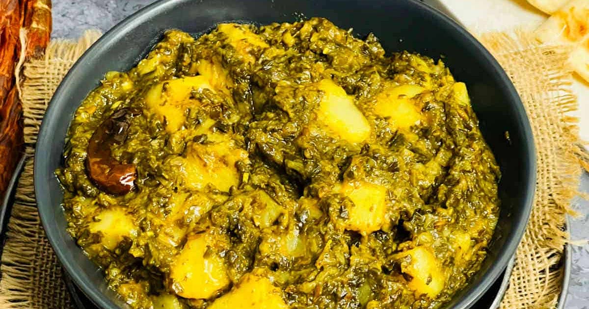 Aloo Palak / Potato and Spinach Curry Recipe | Samsung Food App