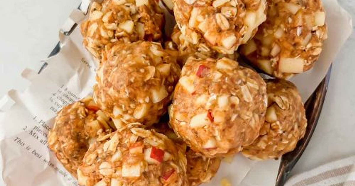 Apple and Peanut Butter Snack Balls Recipe | Samsung Food App