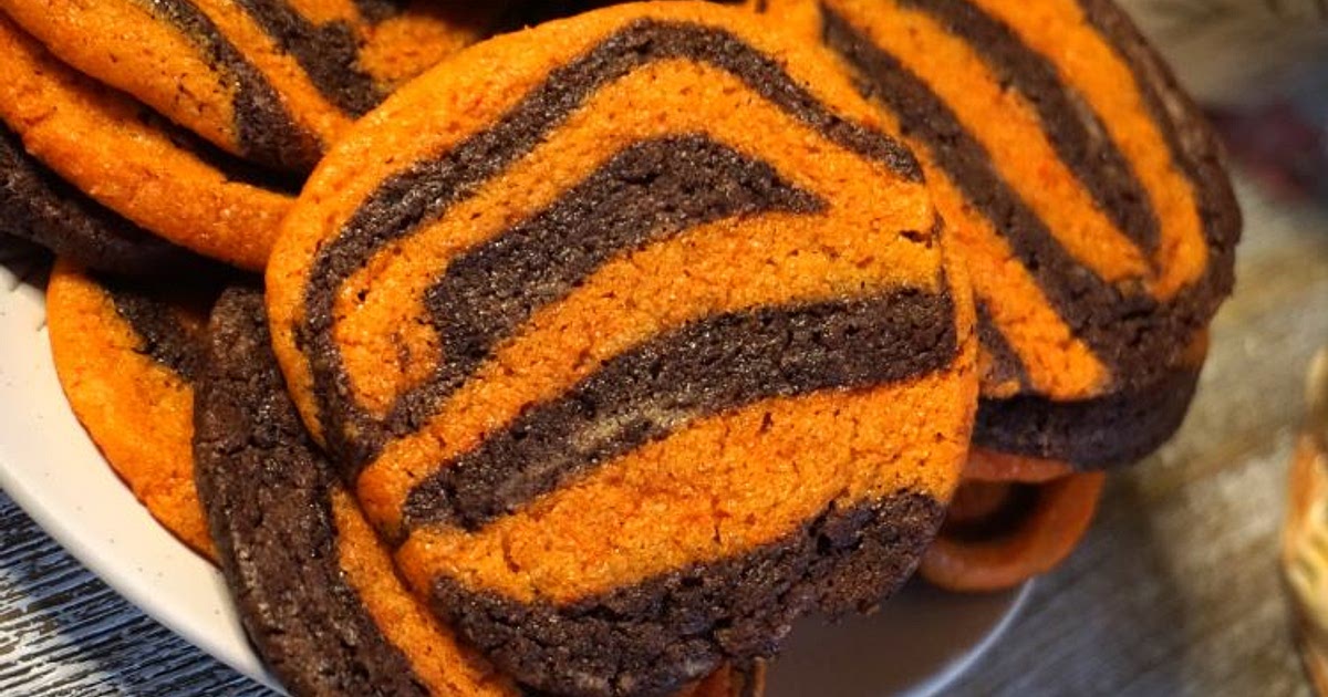 Chocolate Orange Tiger Cookies Recipe | Samsung Food App