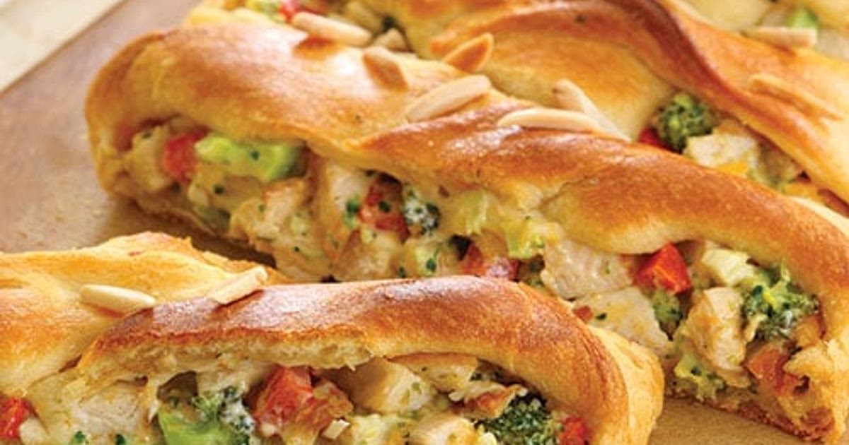 Chicken & Broccoli Braid Recipe | Samsung Food App