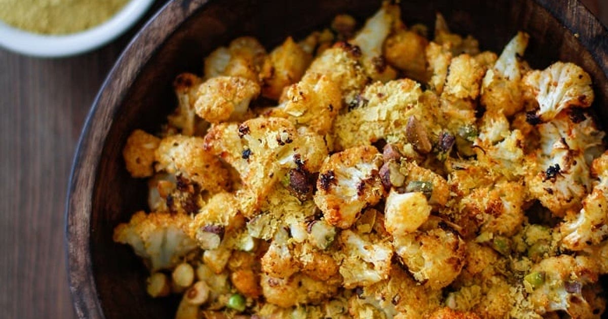 “Cheesy” Vegan Roasted Cauliflower Recipe | Samsung Food App