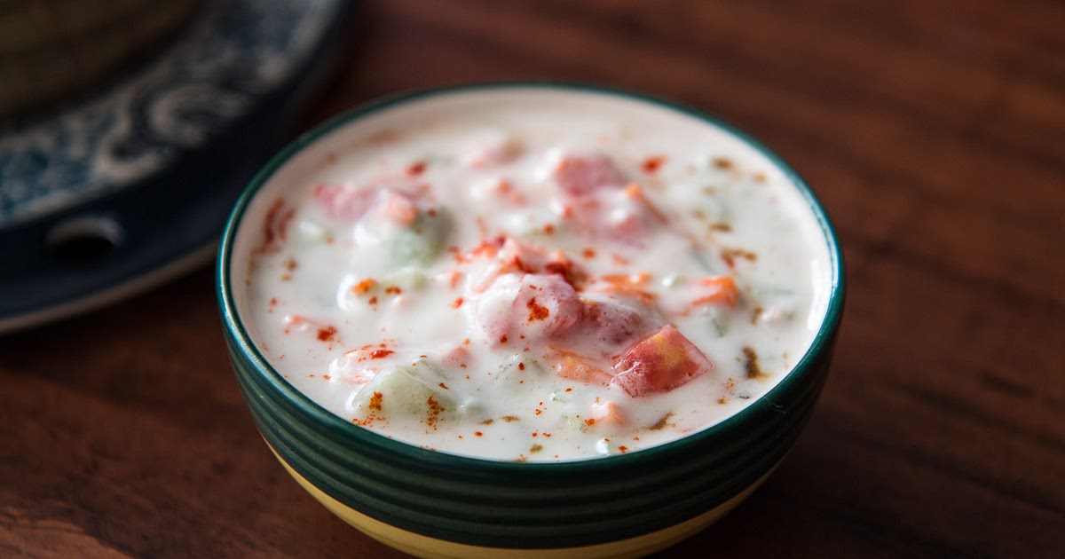 Grated Carrot Cucumber Tomato Raita Recipe | Samsung Food App