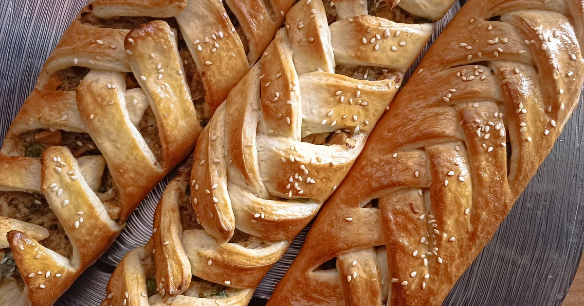 Braided chicken bread Recipe | Samsung Food App