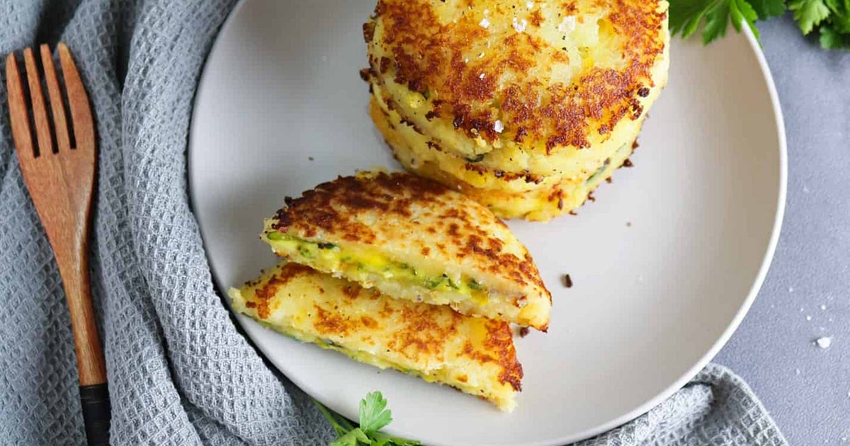Cheesy Courgette and Potato Cakes Recipe | Samsung Food App