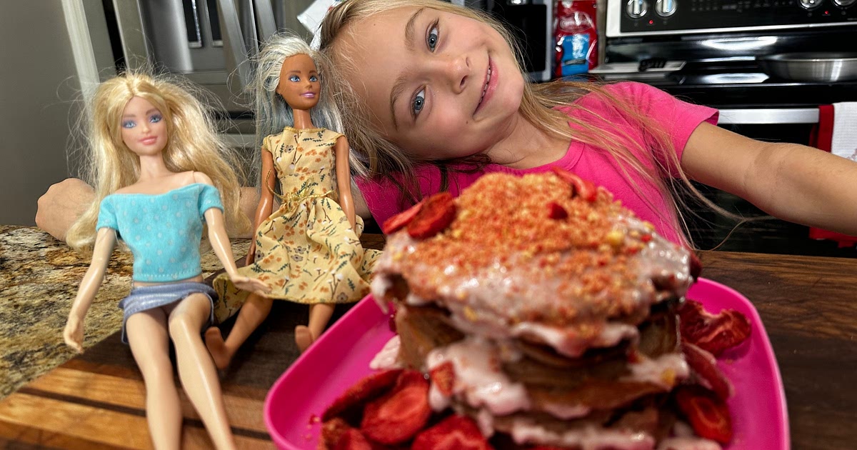 BARBIE PANCAKES Recipe | Samsung Food App