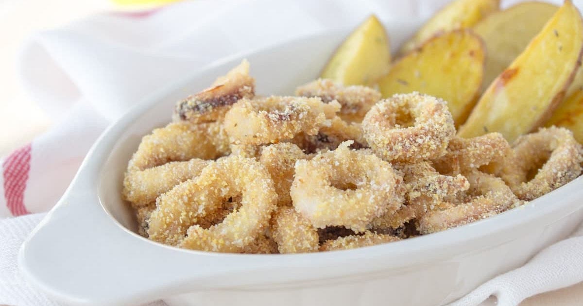 Oven baked calamari rings Recipe | Samsung Food App