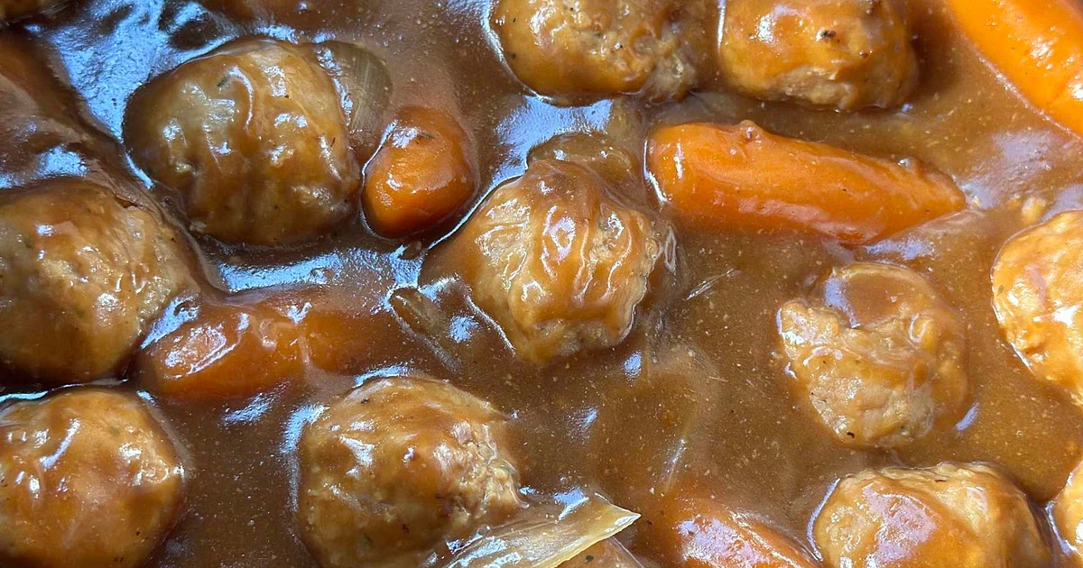Crockpot Gravy Meatballs Recipe | Samsung Food App