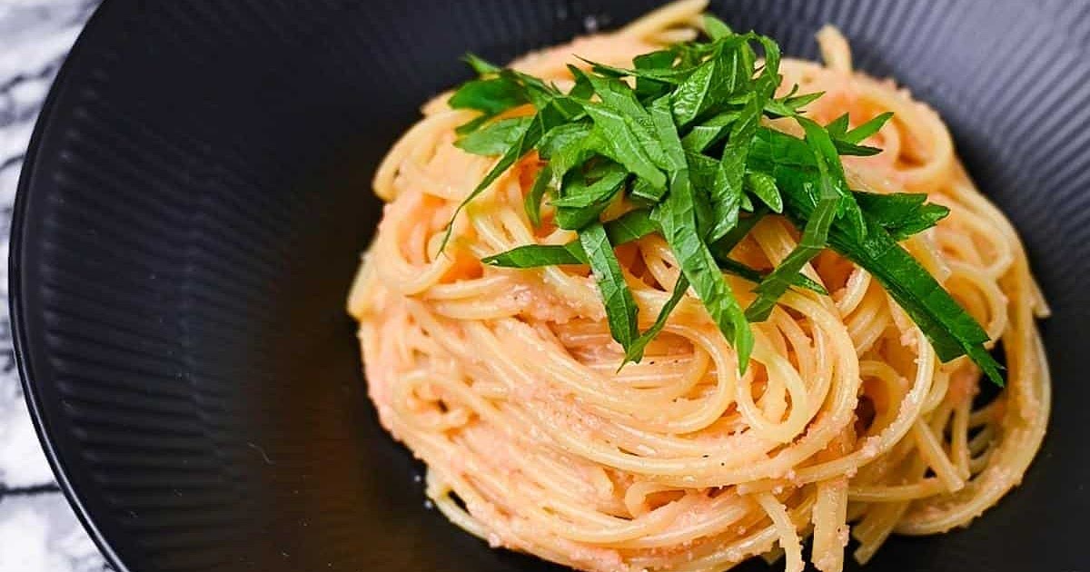 Japanese Mentaiko Pasta (Cod Roe Spaghetti) Recipe | Samsung Food App