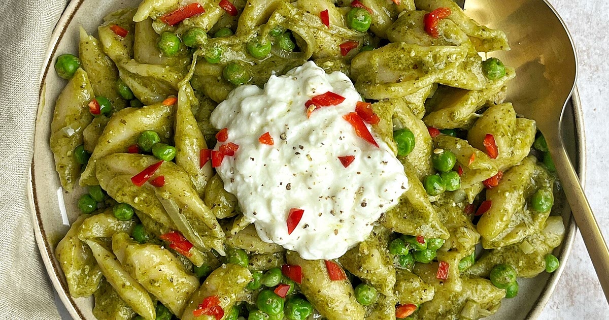 Easy Tofu Pasta (Scissor Cut) Recipe | Samsung Food App