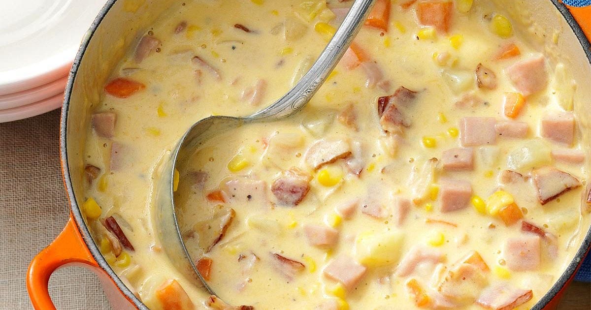 Cheesy Ham Chowder Recipe | Samsung Food App