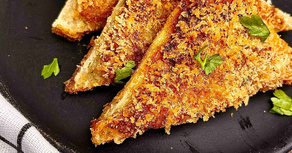 Crunchy Cajun Shrimp Toasts Recipe | Samsung Food App