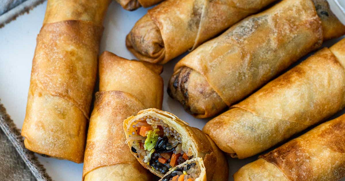Crispy Vegan Spring Rolls Recipe | Samsung Food App