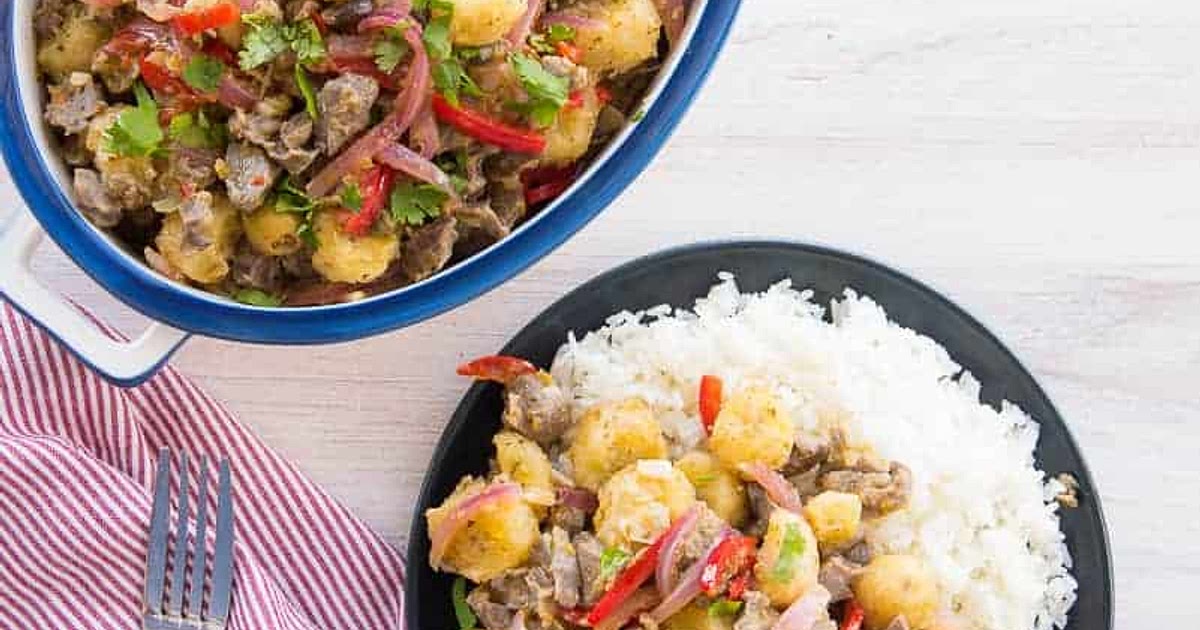 Guineitos con Mollejas en Escabeche (Marinated Green Bananas with ...