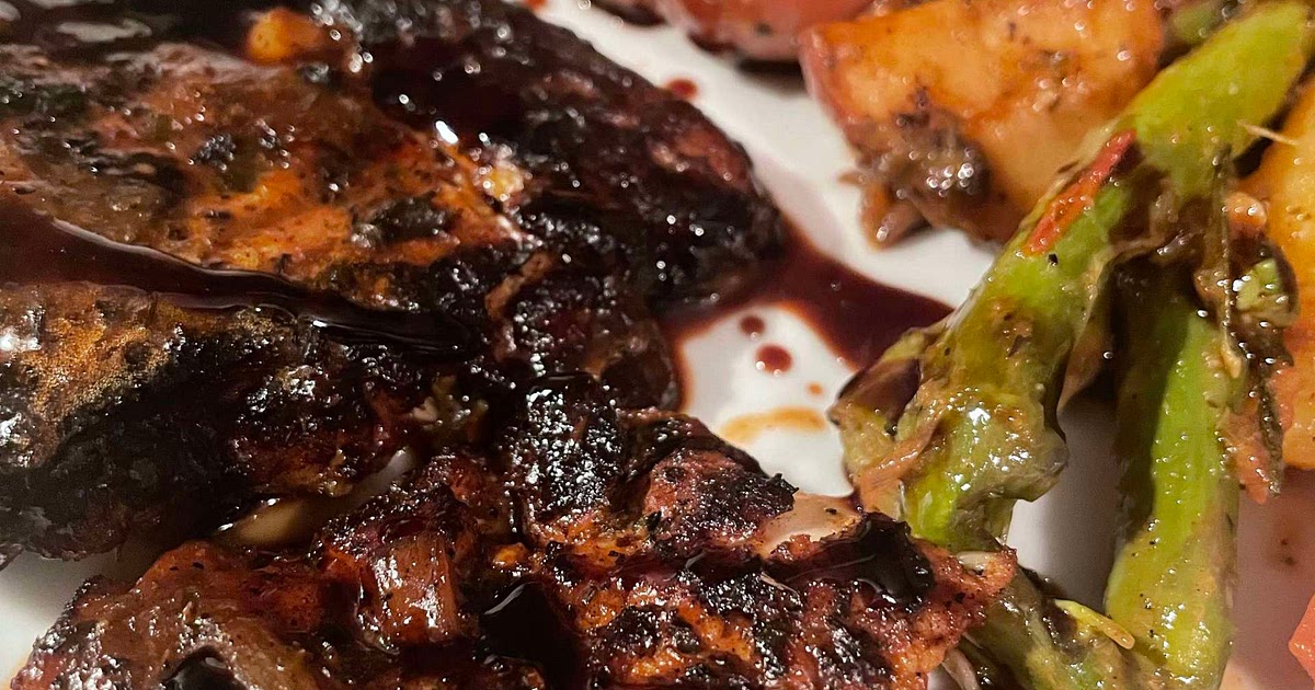 Pan-Charred Fish in White Wine Citrus Sauce & Balsamic Reduction Recipe ...