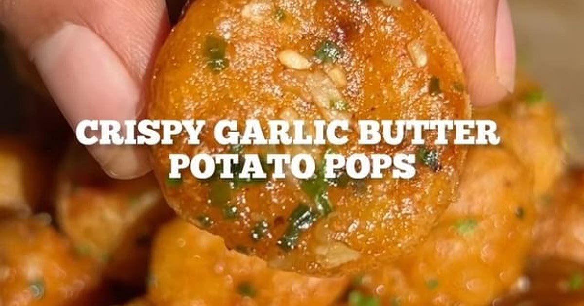 CRISPY GARLIC BUTTER POTATO POPS Recipe | Samsung Food App