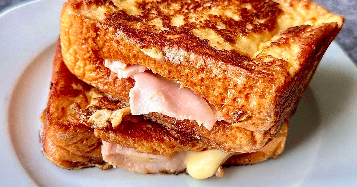 Cheese and Ham Stuffed French toast Recipe | Samsung Food App