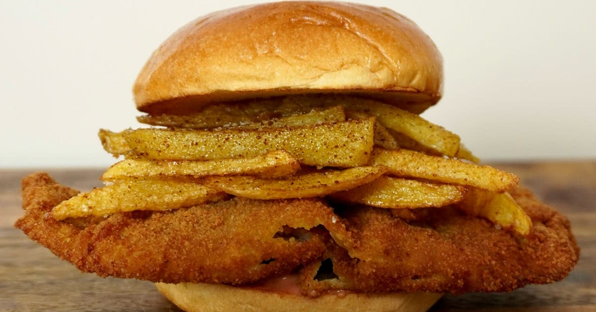 Schnitzel Burger Recipe | Samsung Food App