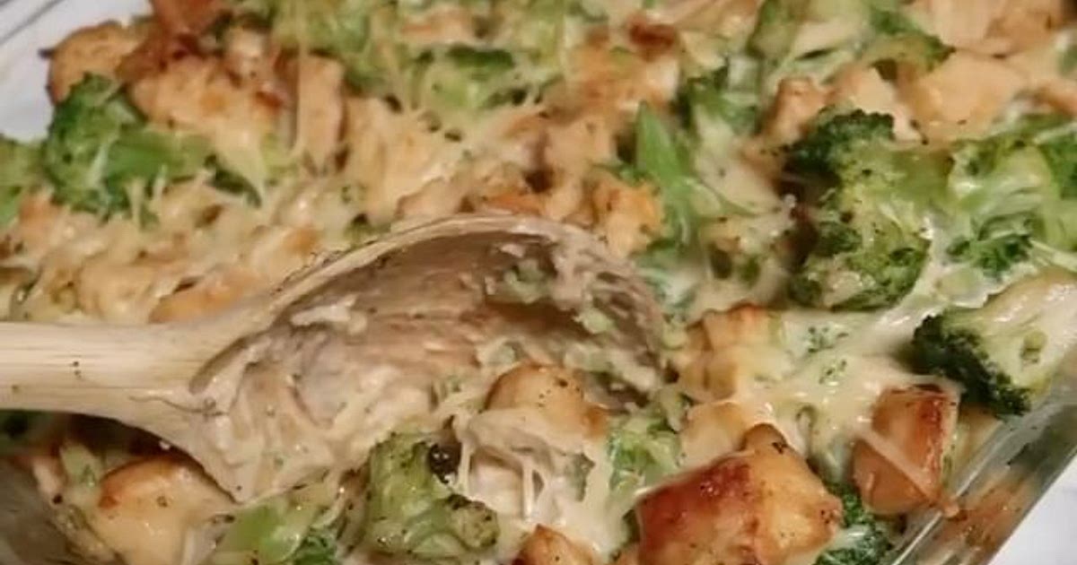 Low Carb 4 Chicken Alfredo Bake Recipe | Samsung Food App