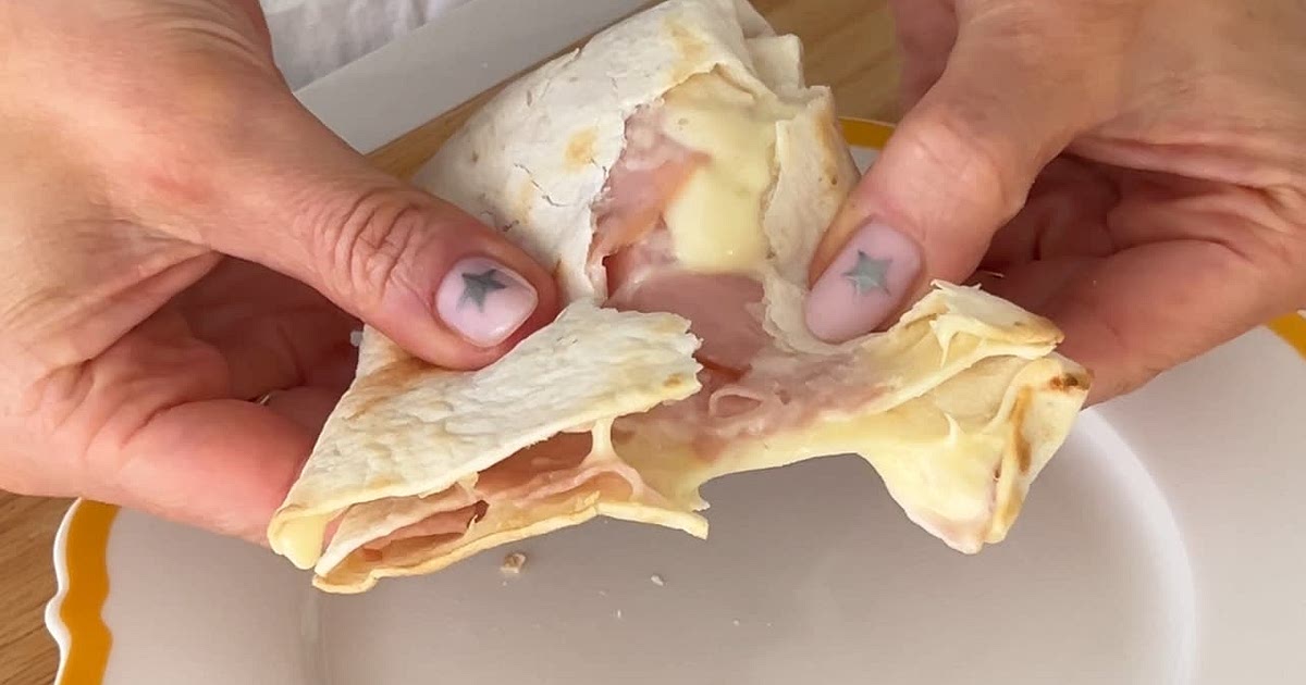 Ham & cheese toastie snack wrap Recipe | Samsung Food App