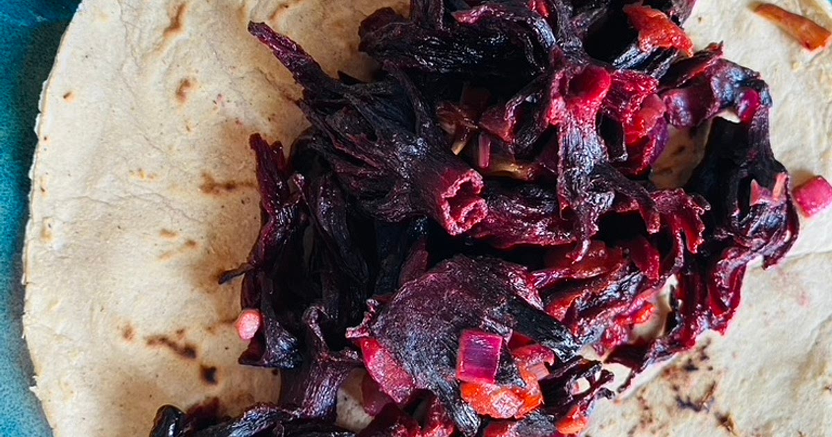 Hibiscus Flower Tacos (Tacos de Jamaica) Recipe | Samsung Food App