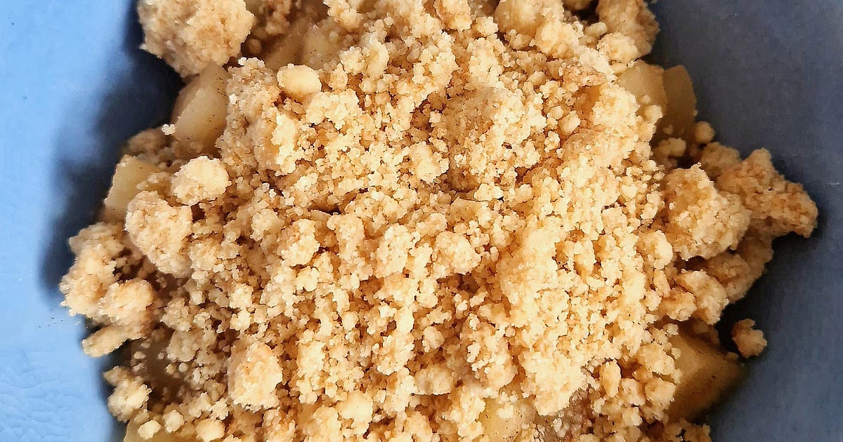 Deconstructed pink lady apple crumble Recipe | Samsung Food App