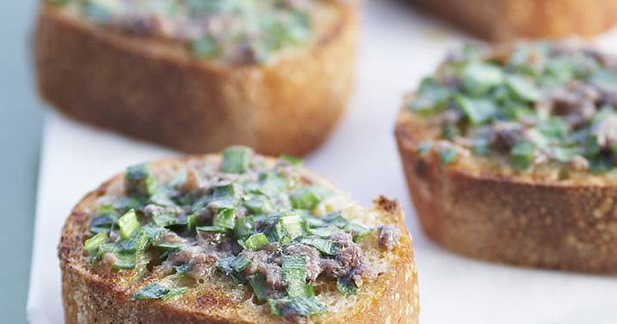 Anchovy toasts Recipe | Samsung Food App