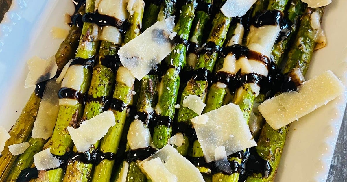 Roasted Balsamic Parmesan Asparagus Recipe | Samsung Food App