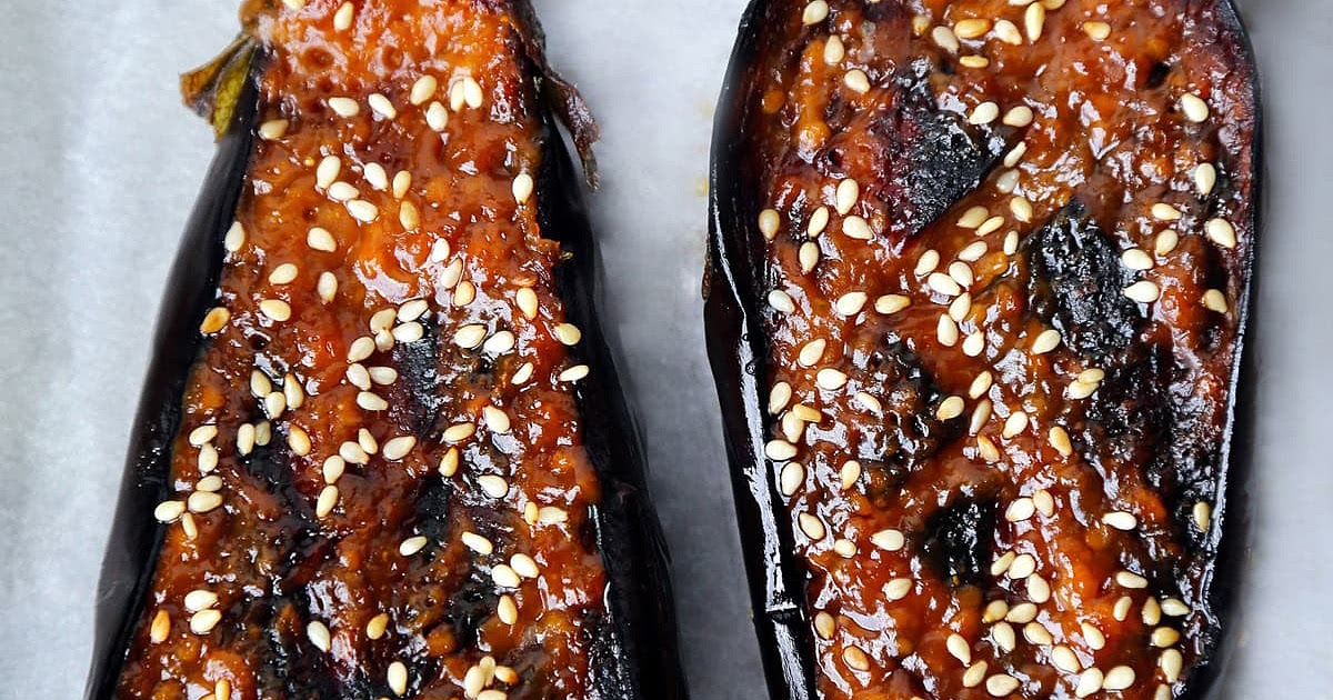 Nasu Dengaku - Miso Glazed Eggplant Recipe | Samsung Food App