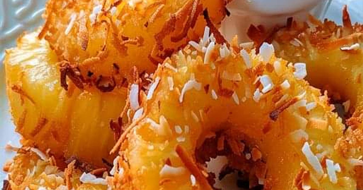 Fried Pineapple Rings Recipe | Samsung Food App