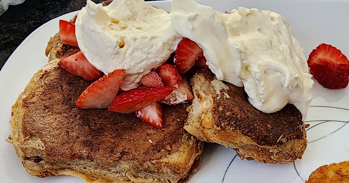 Country Style French Toast with Armaretto Whipped Cream and ...