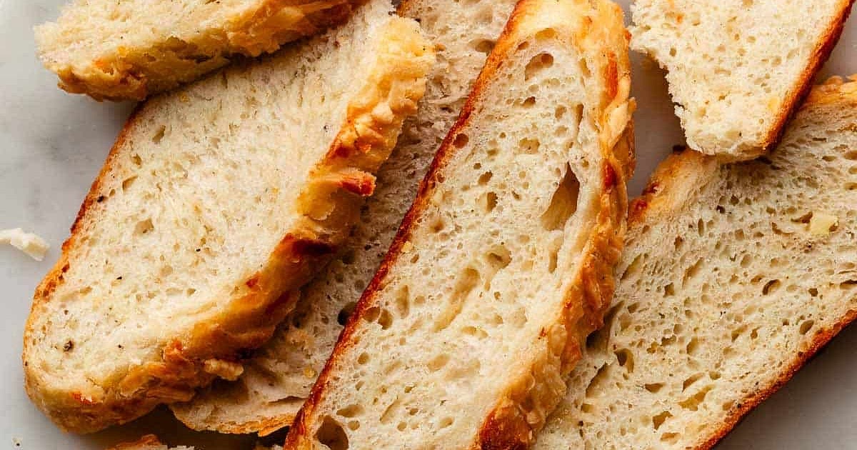 Asiago-Crusted Skillet Bread Recipe | Samsung Food App