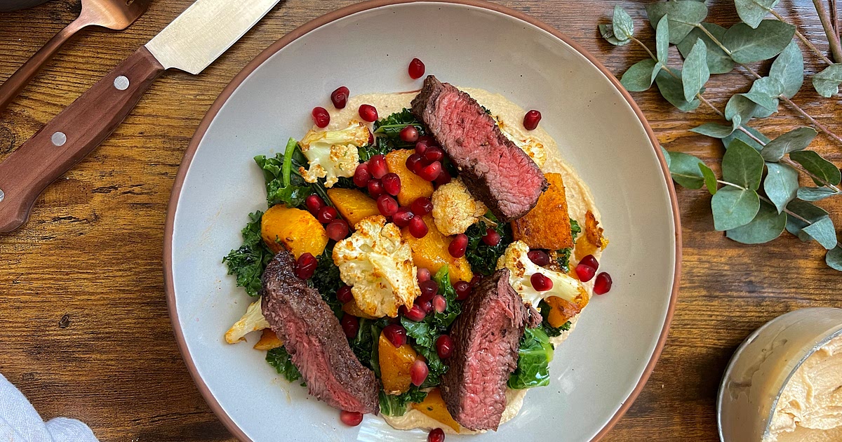 Autumn Harvest Steak Bowl Recipe | Samsung Food App