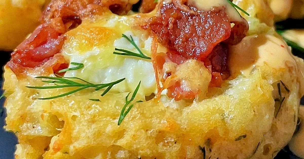 Feta & bacon potato cups Recipe | Samsung Food App