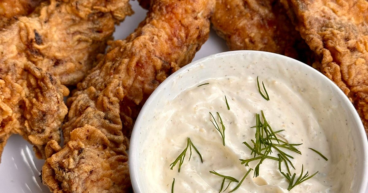 Crispy fried Turkey strips with creamy garlic dip Recipe | Samsung Food App