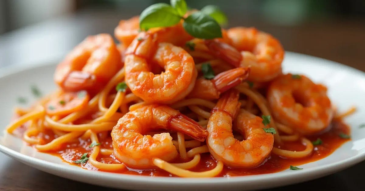 Argentinian red shrimp pasta recipes Recipe | Samsung Food App
