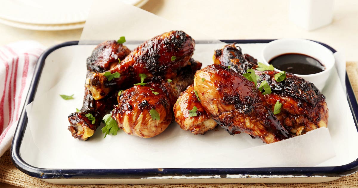 Sweet and Sticky Grilled Drumsticks Recipe | Samsung Food App