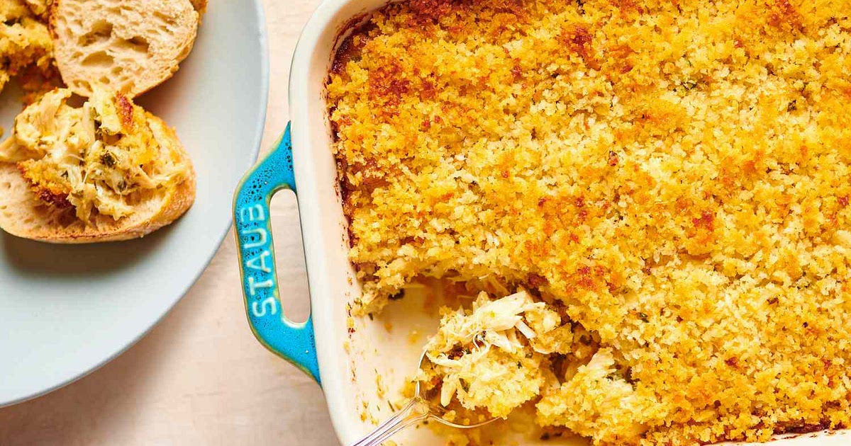 Maryland Crab Imperial With Buttery Golden Bread Crumbs Recipe ...